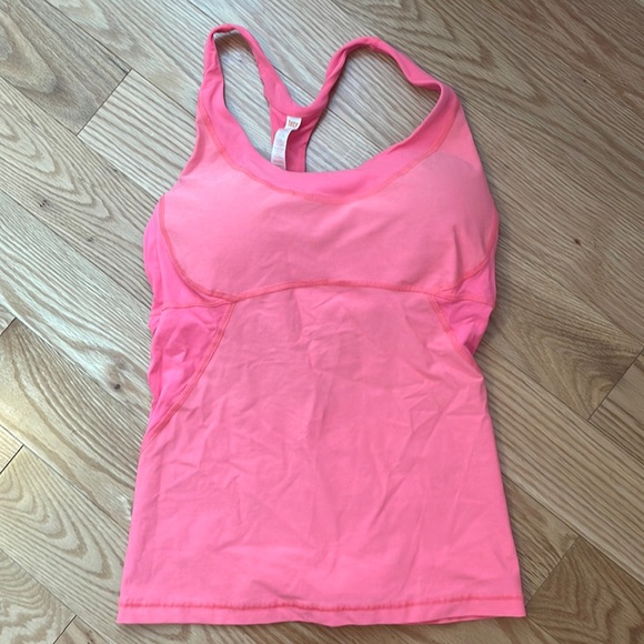 Tops | Lucy Workout Top Racer Back Built In Bra | Poshmark